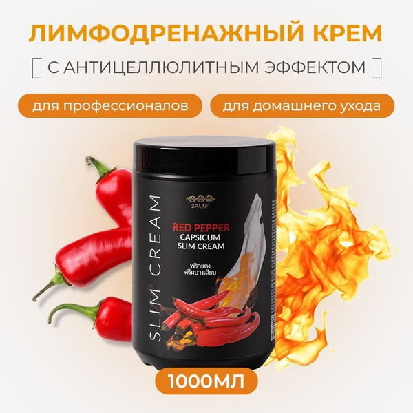 Spa№1 Антицеллюлитный крем для тела согревающий с перцем