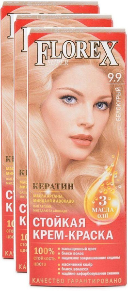 Florex Краска для волос, 100 мл - купить с доставкой по выгодным ценам ...