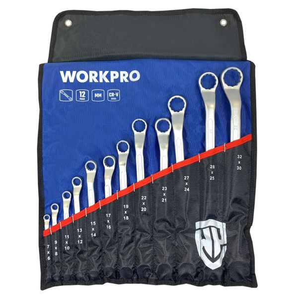 Ключи накидные двусторонние набор 12шт (6-32мм) WP202510 WorkPro купить на OZON по низкой цене ...