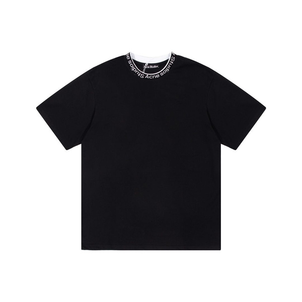 Футболка Acne Studios, размер 48, цвет черный, Cotton - купить по ...