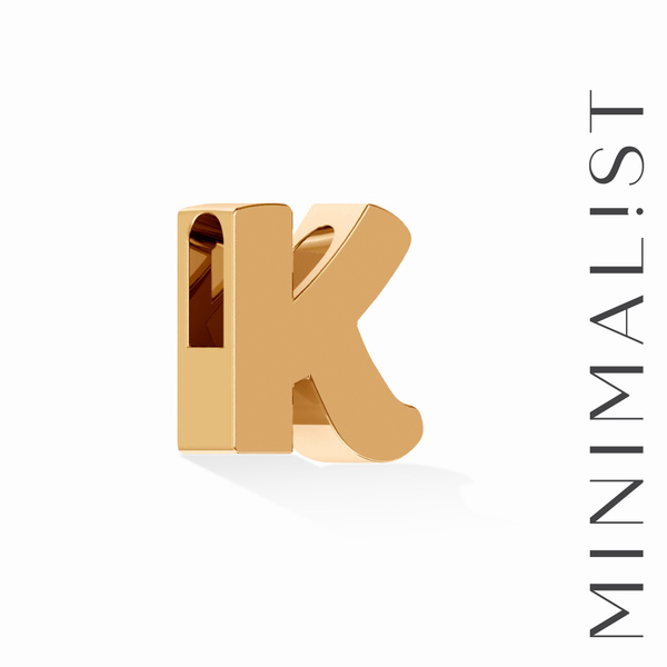 Minimal!st Подвеска буква серебро 925 женская мужская, Letter-mini-А - купить с доставкой по ...