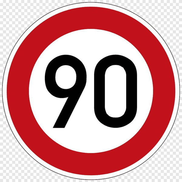 Наклейка Ограничение скорости 90 (150х150мм) - купить по выгодным ценам ...