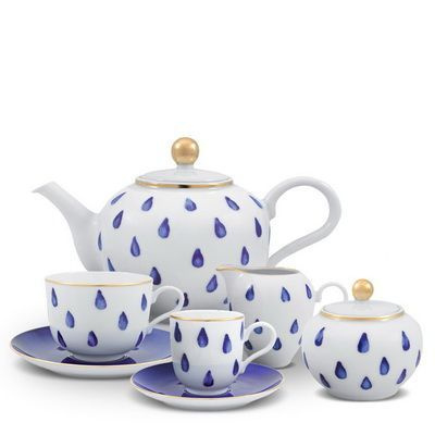 Сервиз чайный с чайником PORCEL, на 6 перс. - купить по выгодной цене в интернет-магазине OZON ...
