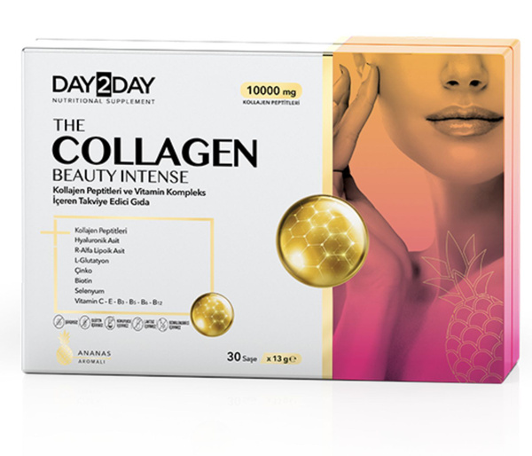 DAY2DAY COLLAGEN BEAUTY INTENSE 10000mg, 30 саше по 13g - купить с ...