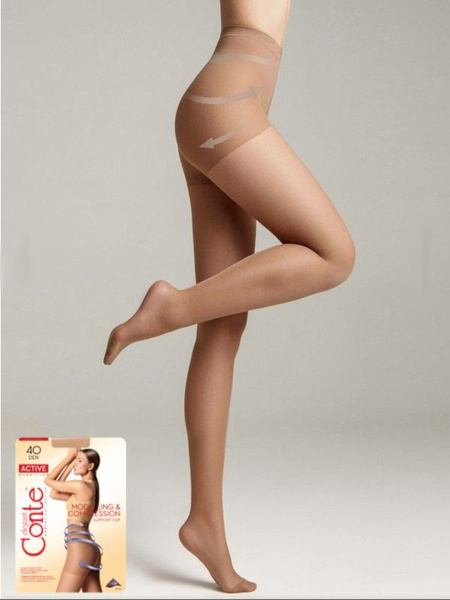 Комплект колготок Conte Conte, 40 ден, 2 шт купить на OZON по низкой цене (1262928370)