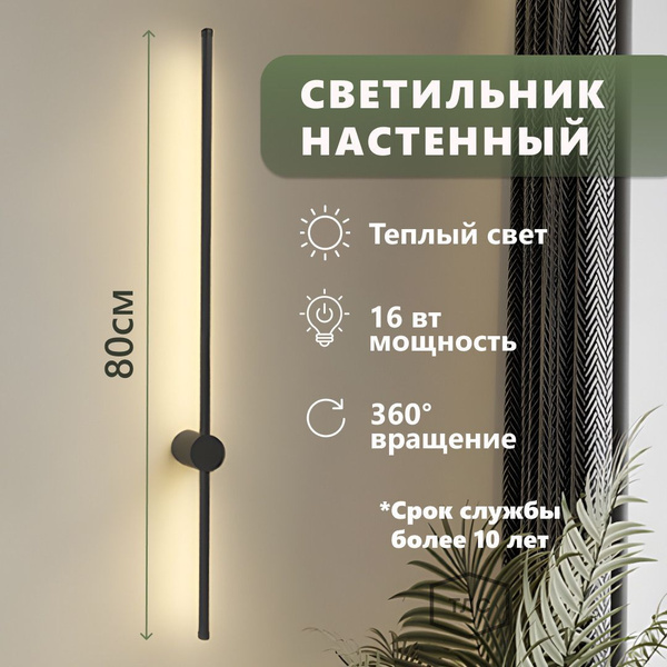 Бра Настенно-потолочный светильник STlCK12_3000, Без цоколя купить по ...