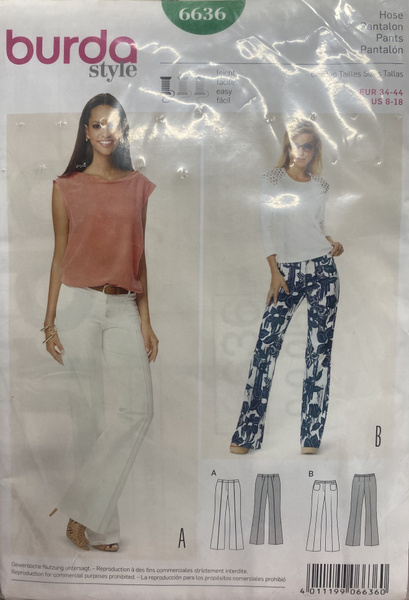 Выкройка Burda 6636 - купить с доставкой по выгодным ценам в интернет ...