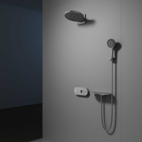 VINCEA Встраиваемый душевой комплект VSFW-2F12TGM серый - купить с ...