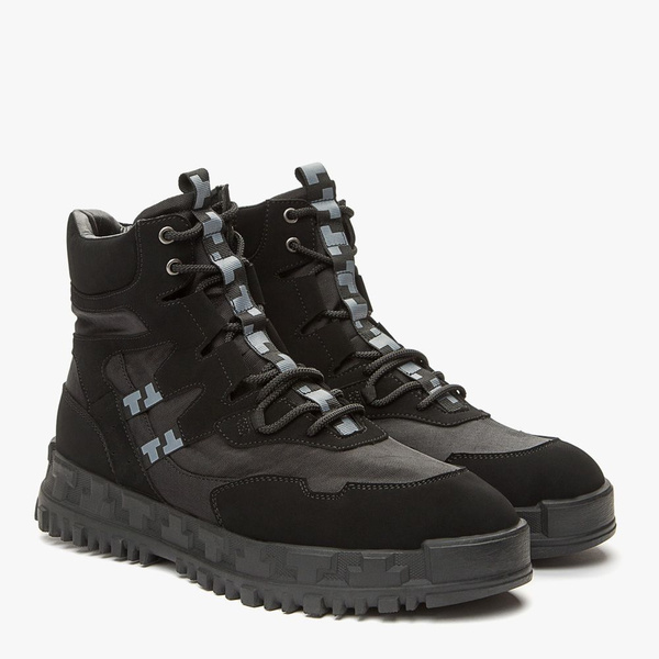 Ботинки Мужской Keddo черный, размер 42 Зима 6 Великобритания купить c доставкой на OZON по ...