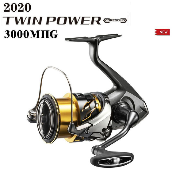 Катушка Shimano 2020 TWINPOWER 3000MHG, С передним фрикционом, 3000 ...