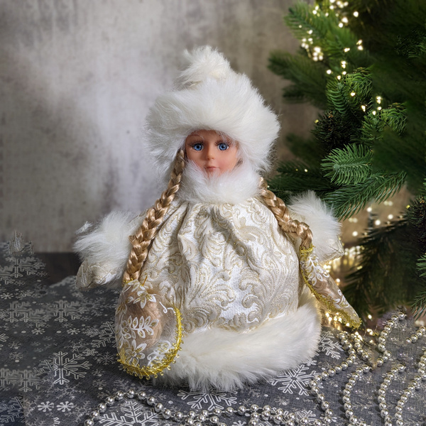 Украшение на праздник новогоднее Kaemingk серебристый,белый,золотистый купить c доставкой на ...