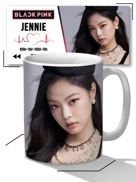 Кружка Ким Дженни Kim Jennie Blackpink Блек пинк 2 330 мл купить по доступным ценам в