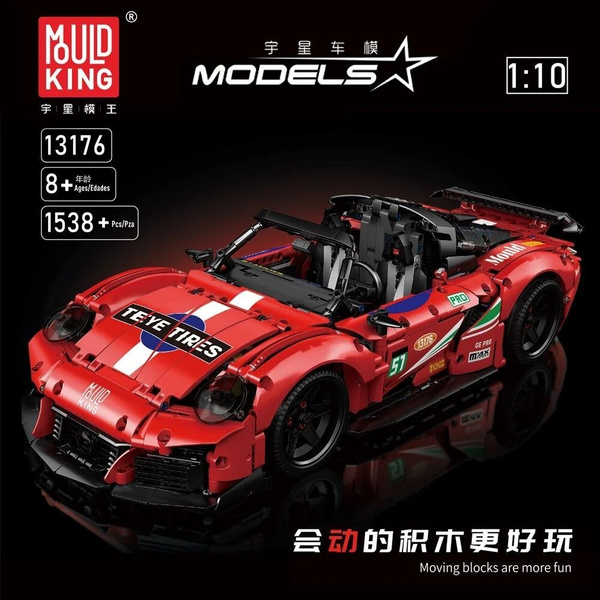 Конструктор машина на пульте управления Mould King 13176 Porsche 911 RC ...
