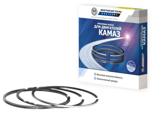 Кольца поршневые КАМАЗ Мотордеталь 740.1000106 на 8 поршней ...