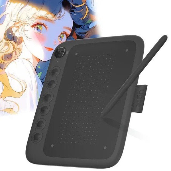 Графический планшет Ugee Q6, A5, Android, Chrome OS, 8192 уровня, черный купить c доставкой на ...