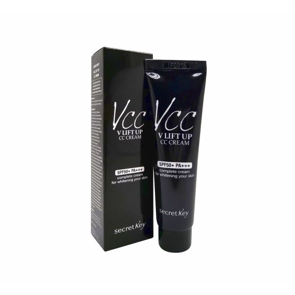 СС-крем с эффектом лифтинга SPF50+ PA+++ Secret Key V LIFT UP CC CREAM - 1 шт - купить с ...