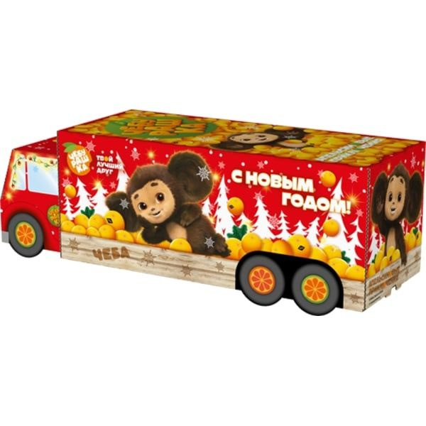Новогодний сладкий подарок Фура Чебурашка 1170 гр. - купить с доставкой ...