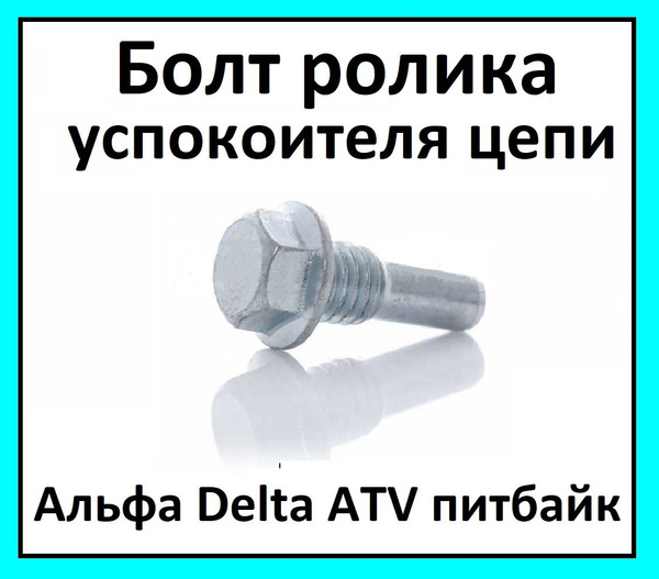 Болт направляющего ролика успокоителя цепи ГРМ на мопед Альфа Delta ...