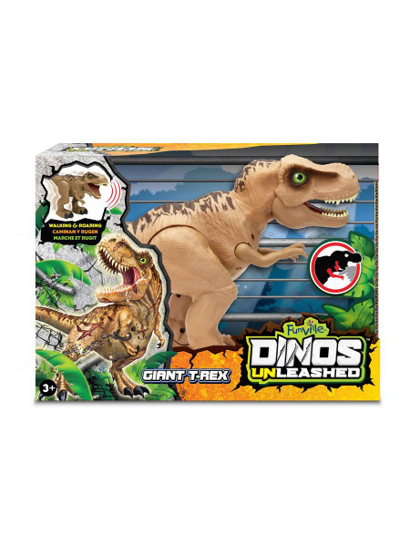 Игрушка Dinos Unleashed Гигантский динозавр Тирекс интерактивный со ...
