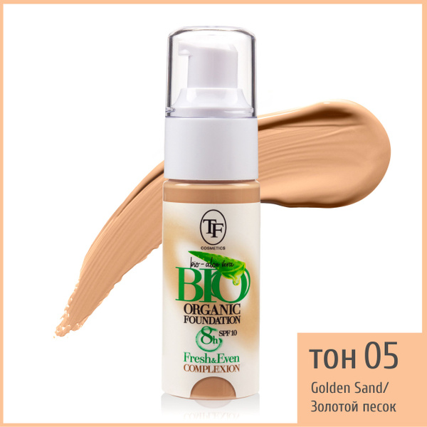 Тональный крем для лица увлажняющий TF Cosmetics BIO ORGANIC FOUNDATION ...