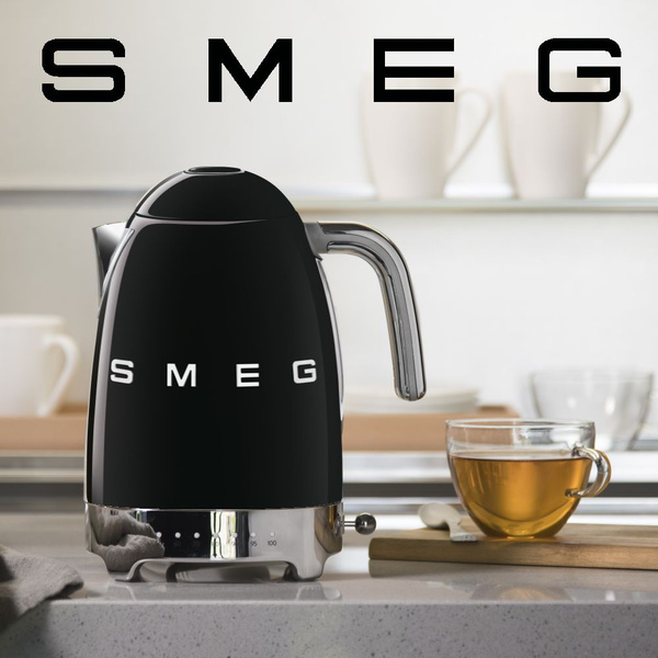 Smeg Электрический чайник KLF04BLEU, черный купить на OZON по низкой ...