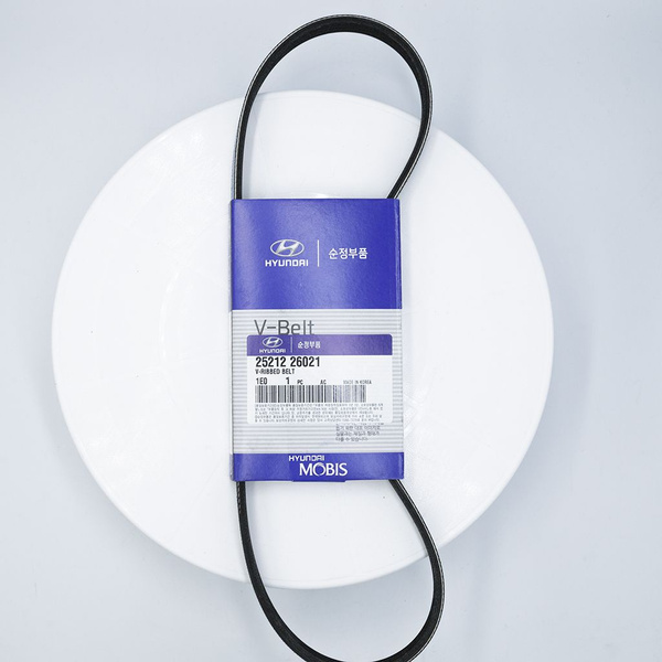 Ремень поликлиновый Hyundai Kia 2521226021 Accent Verna Getz Click ...
