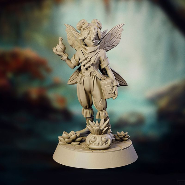 Фея Лекарь-Алхимик 36мм, Sylvaneth, Пикси (Pixies), Спрайт- эльф леса ...