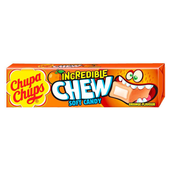 Жевательные конфеты Chupa Chups Incredible Chew Orange со вкусом ...