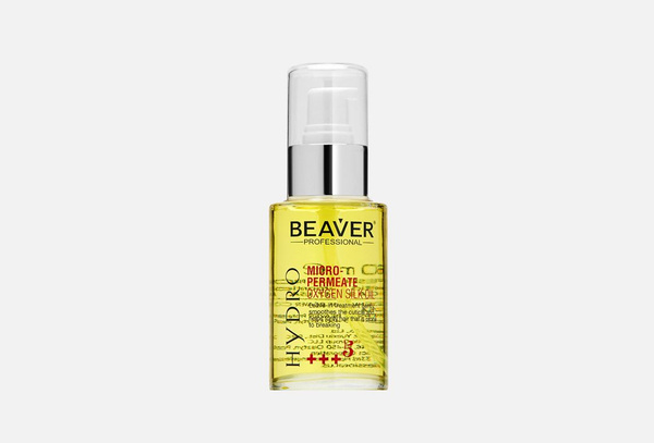Масло для волос Beaver Micro-Permeate Oxygen с протеинами шелка и ...