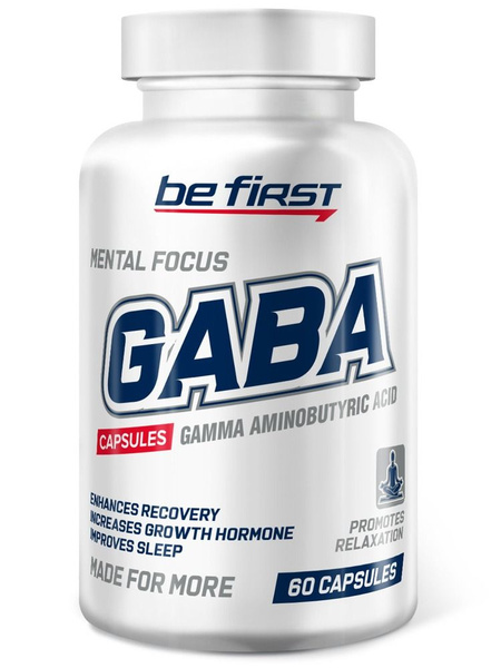 GABA Be First GABA Capsules (ГАБА) 60 капсул - купить с доставкой по выгодным ценам в интернет ...