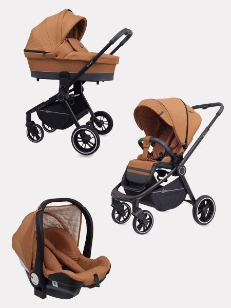 Коляска универсальная 3 в 1 Rant Flex RA063, коричневый - купить с доставкой по выгодным ценам в ...