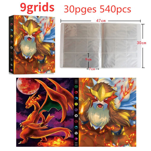 Альбом Pokemon 540 карточек Anime Game Pikachu коллекция подарок детям ...