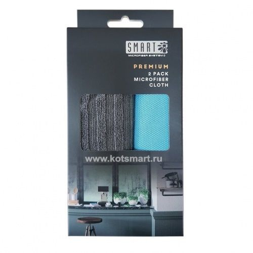 Салфетки для уборки Smart Microfiber System, Микроволокно - купить в ...