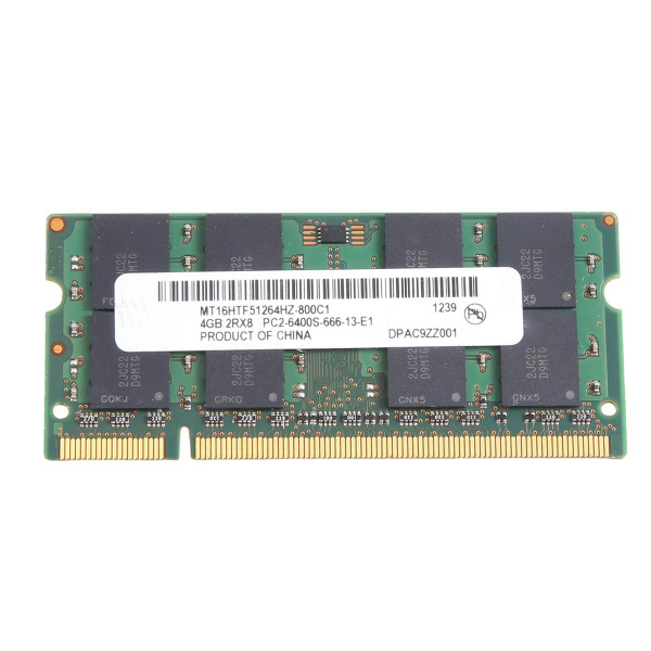Для MT DDR2 4 ГБ 800 МГц RAM PC2 6400S 16 чипов 2RX8 1,8 В 200 ...