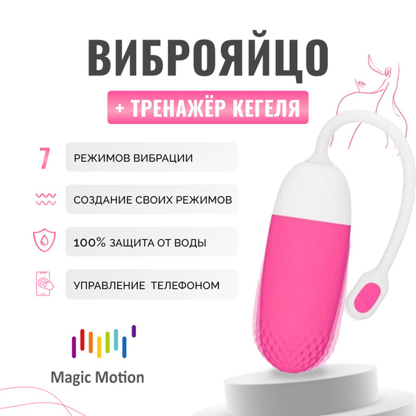 Вибратор точки G Magic Motion Vini розовый мини клиторальный стимулятор на дистанционном ...