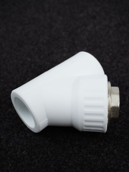 Фильтр сетчатый косой 32 полипропиленовый латунь PPRC (Valfex) 1шт ...