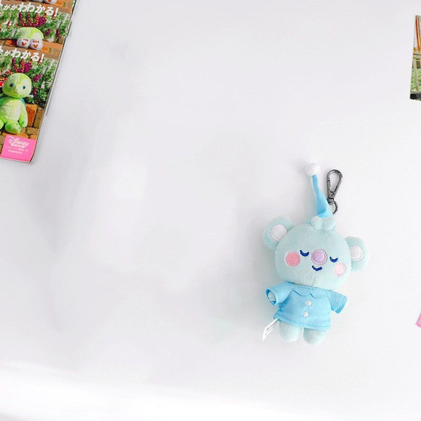 Плюшевая игрушка BT21 Charm Key - милый кукольный брелок с ключом BTS Ring Kpop Pendant Soft ...