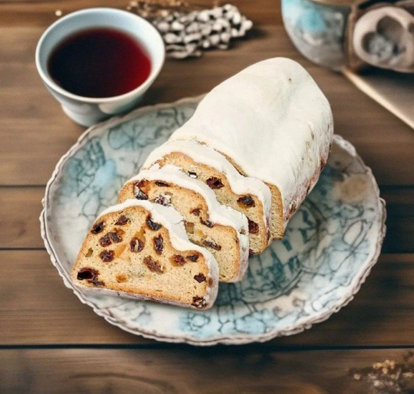 Рождественский кекс сливочный с миндалем, 500гр.,QUICKBURY, Германия ...