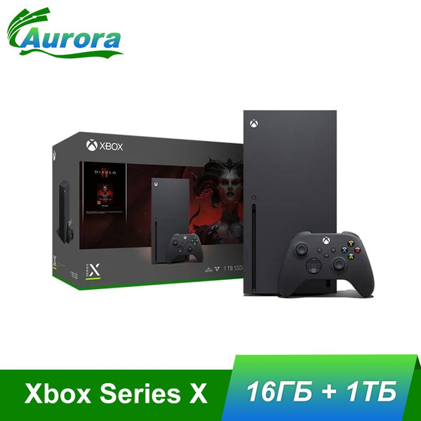 Игровая приставка Microsoft Xbox Series X,Diablo 4 Пакет,1TБ,черный ...