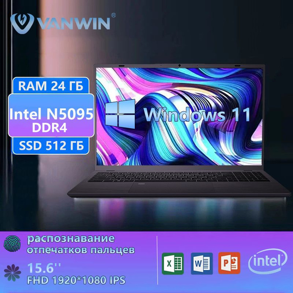 Ноутбук VANWIN Windows 11 Pro, черный купить по низкой цене: отзывы ...
