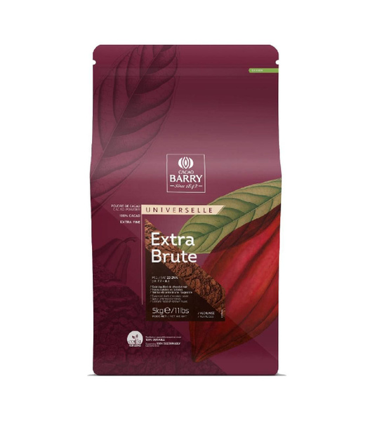 Какао порошок алкализованный CACAO BARRY EXTRA BRUTE 1КГ - купить с ...