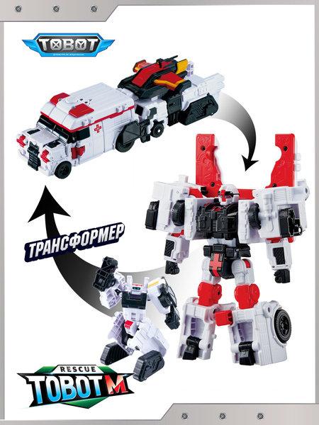Робот Трансформер Tobot, ТОБОТ M NEW, Young Toys,301151 - купить с ...