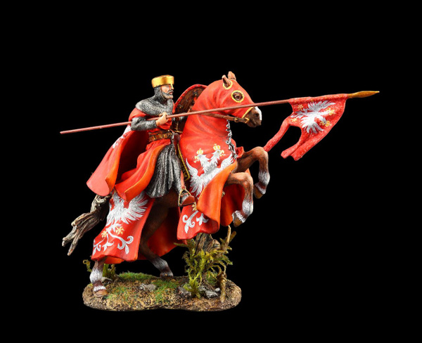 Оловянный солдатик (ТОП): Конный Рыцарь в Святой Земле в красном сюрко, XII в купить на OZON по ...