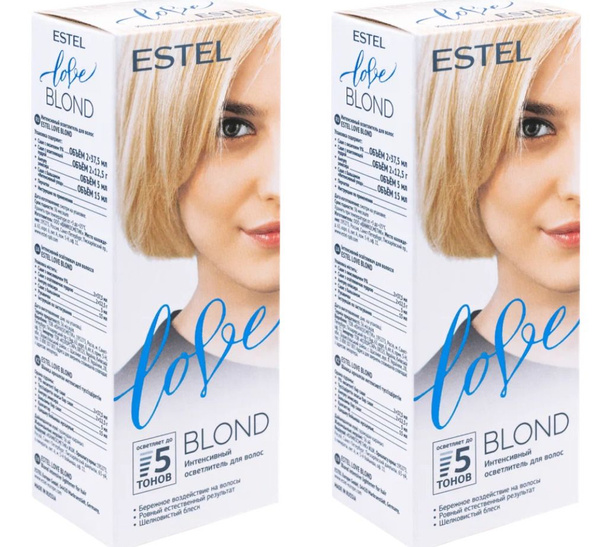 Estel Интенсивный осветлитель для волос Blond, 2 шт - купить с ...