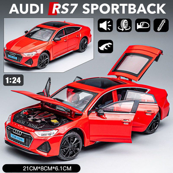 Машинка металлическая инерционная Audi RS7 1:24 - купить с доставкой по выгодным ценам в ...