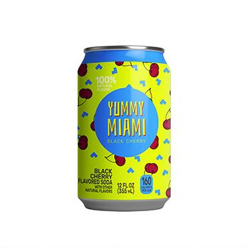 Напиток газированный YUMMY MIAMI Cherry 0.355л, США -6 шт. - купить с ...