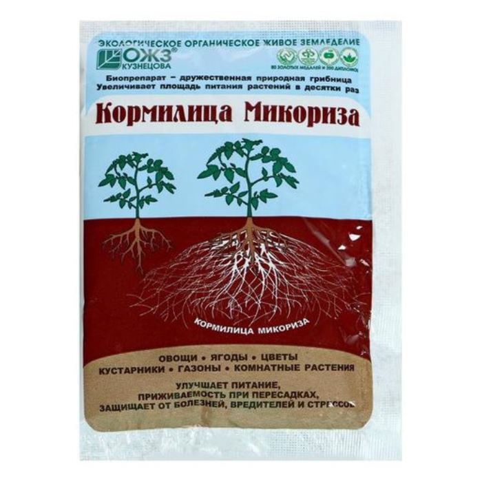 Характеристики Кормилица Микориза для корней универсальное удобрение ...