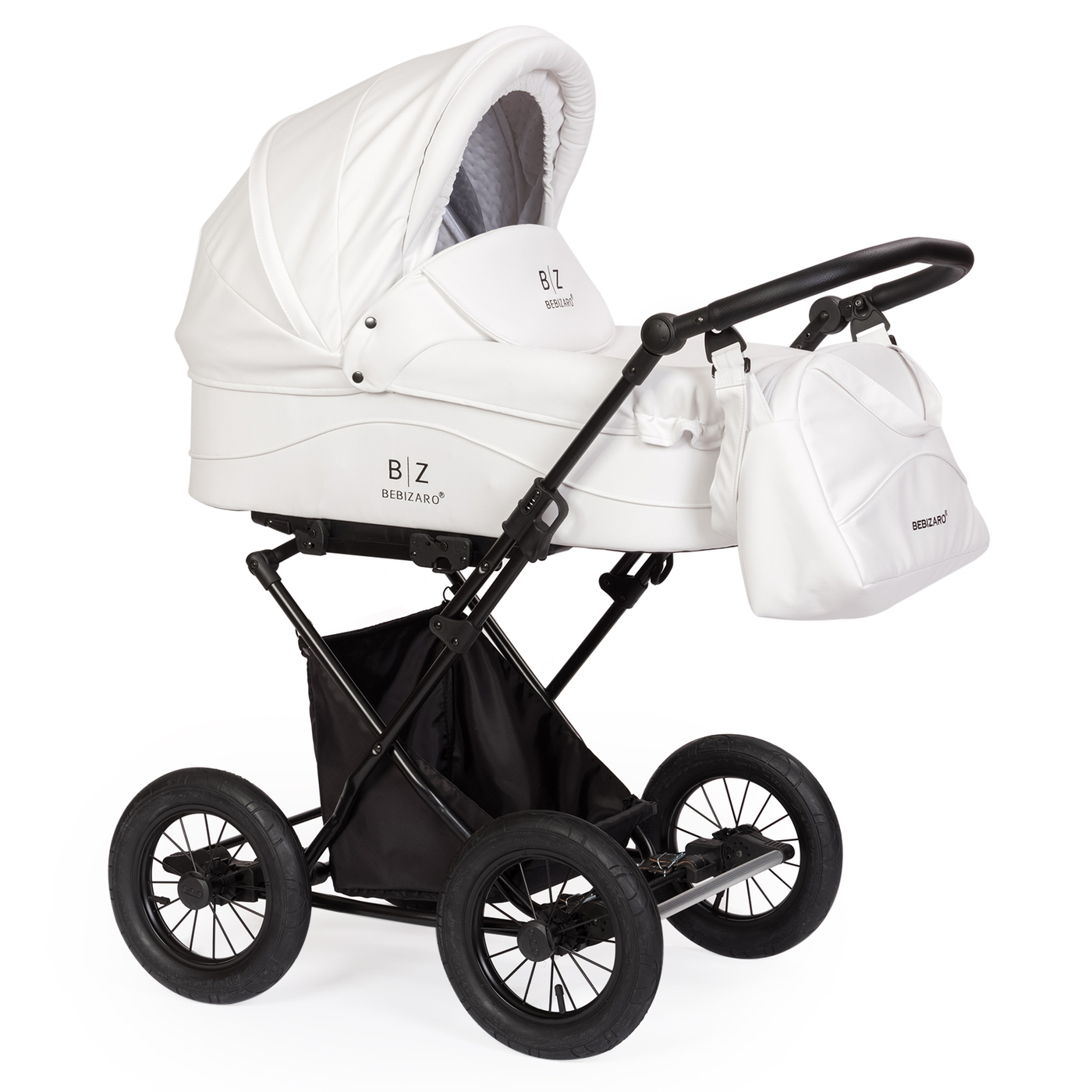 Коляска-люлька BEBIZARO CLASSIC WHITE — купить в интернет-магазине OZON ...