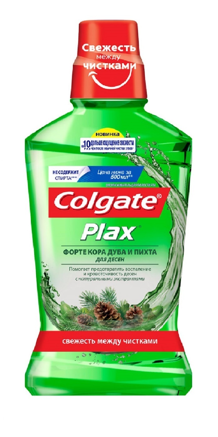 Ополаскиватель для полости рта Colgate Plax Кора дуба и пихта, 500 мл ...