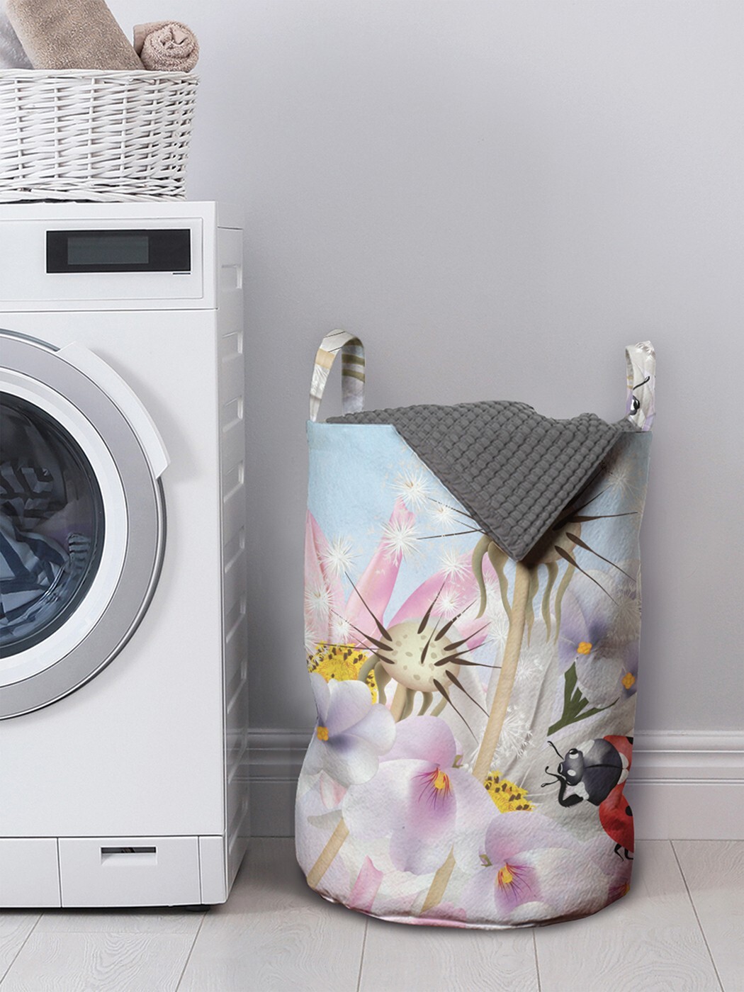 Корзина для белья, Бак для белья JoyArty, 45 л, Войлок, Полиэстер, розовый купить по низкой цене ...